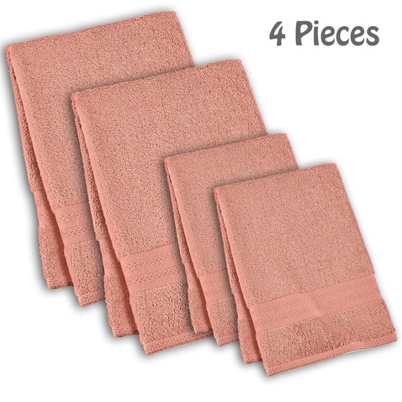 Sunham | Bath | Sunham 4piece Towel Set Powder Light Coral Nwt | Poshmark